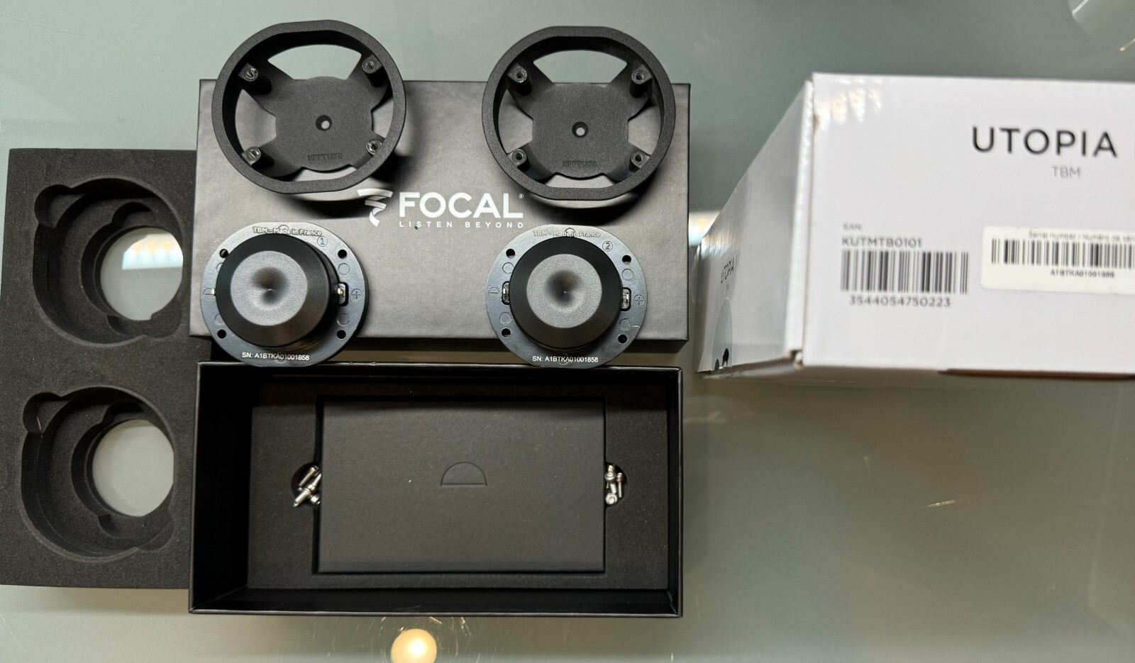 Focal TBM Utopia M Series 1" Beryllium 'M'-profile inverted dome ...