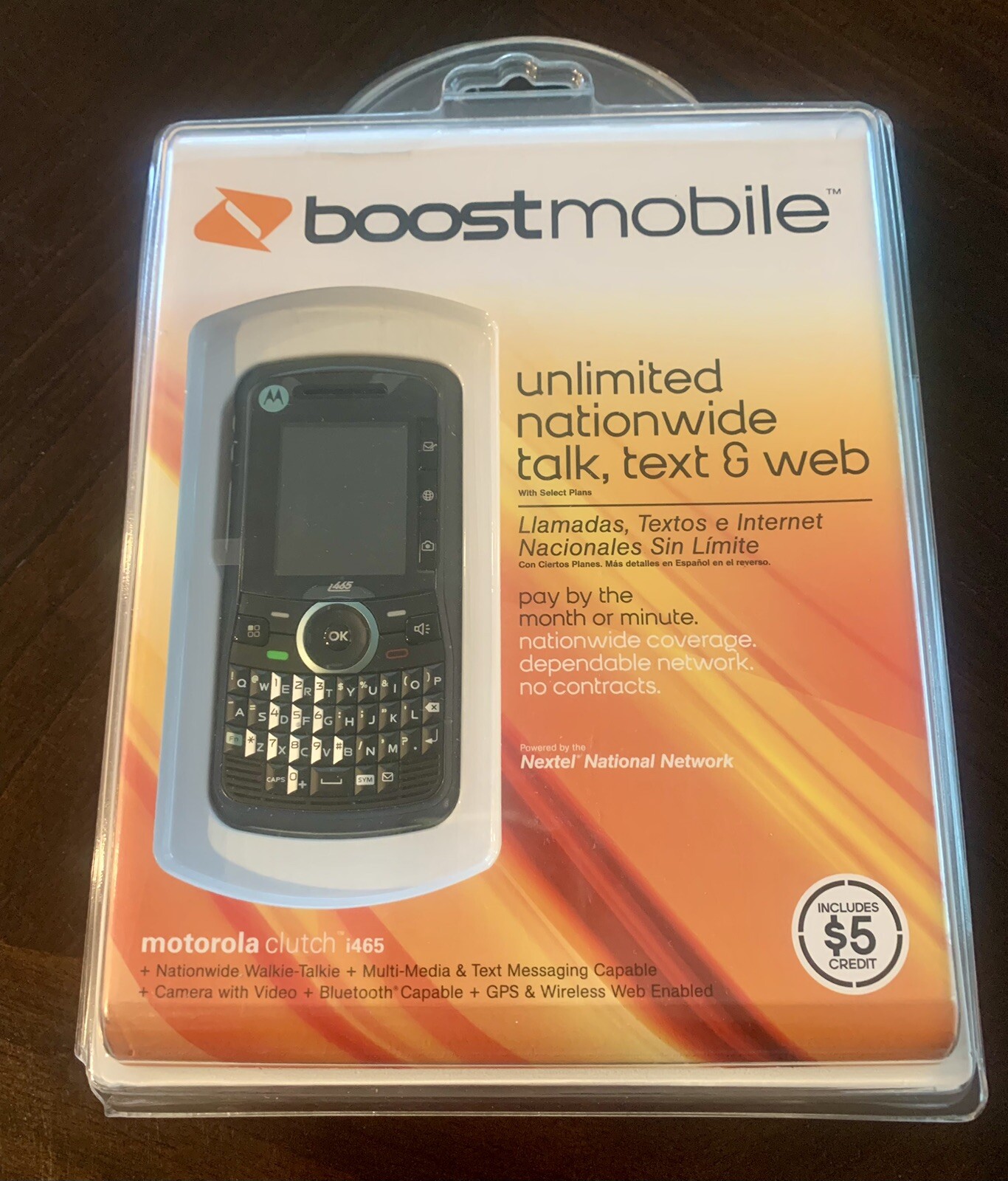 Motorola Clutch i465 - Black (Boost Mobile) Cellular Phone for sale ...