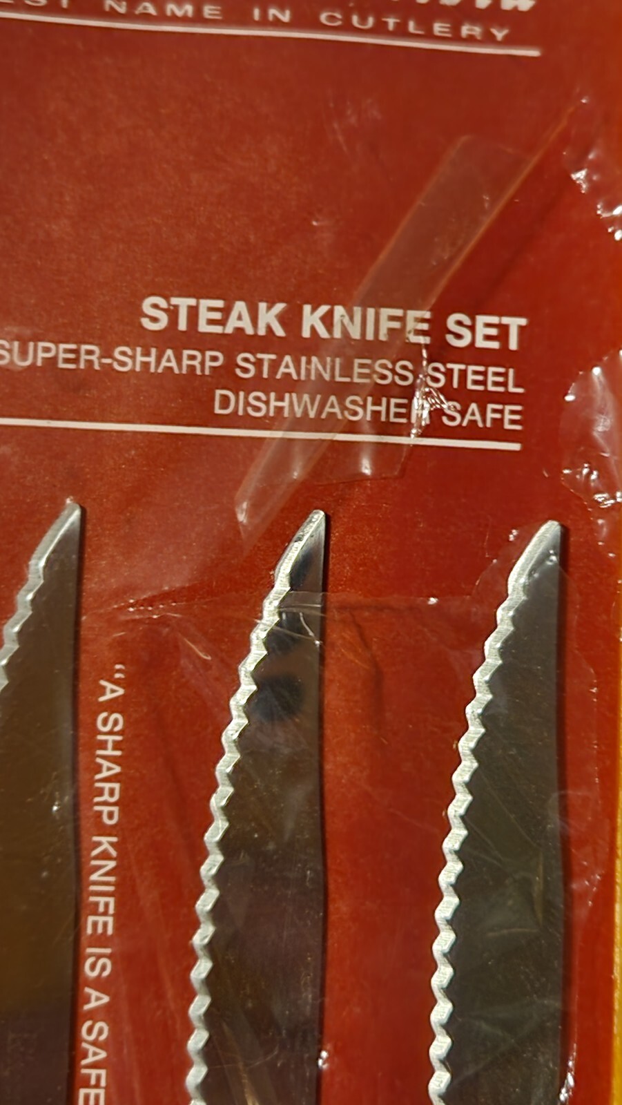 Vintage NOS Regent Sheffield STEAK KNIFE SET - 6 Steak Knives New ...