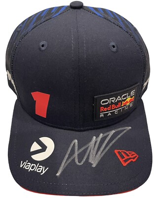 Max Verstappen Signed Red Bull Driver Cap Formula 1 Autograph Beckett ...