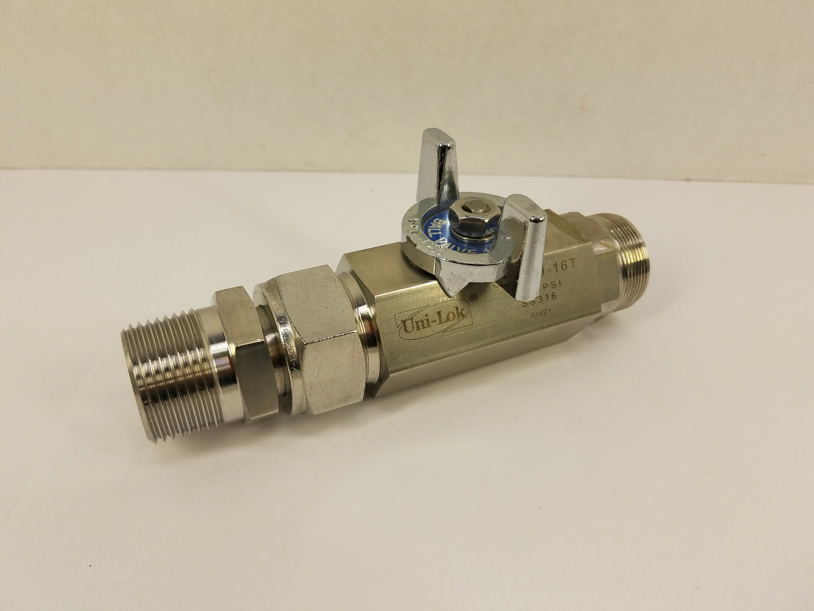 Uni-Lok SHBVU-16T Manually Actuated Ball Valve 1" ID (316 SS) | eBay