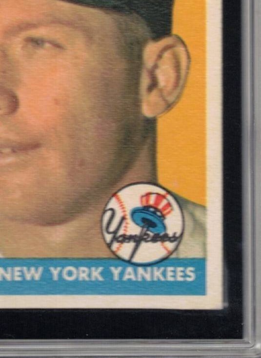 1958 TOPPS #150 MICKEY MANTLE NEW YORK YANKEES HOF STUNNER GAI 8.5 READ ...