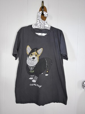 Black Matter Emo Corgi T-shirt Size Large | eBay