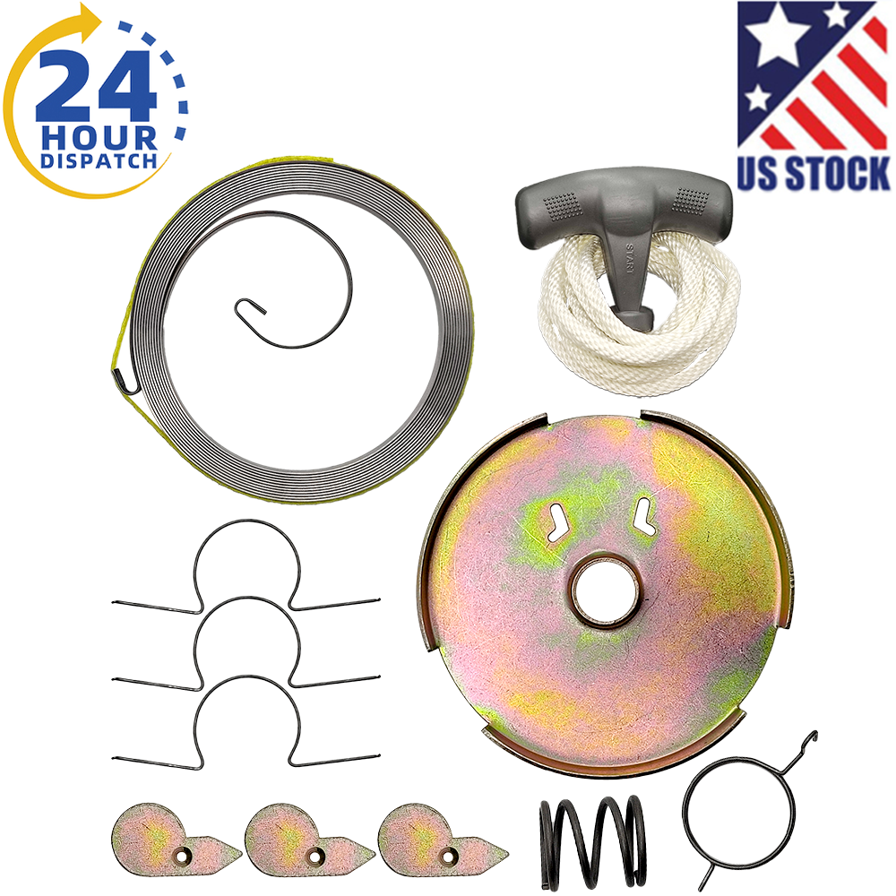 For Honda ATC 90 110 185 200 Recoil Starter Spring Rope Handle & Pull ...