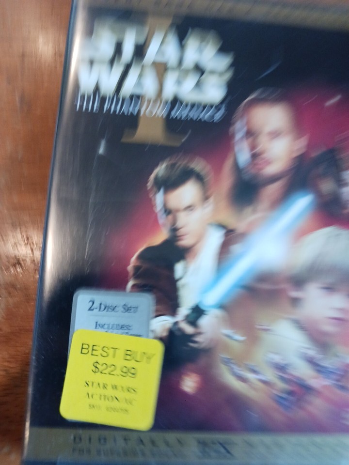 Star Wars Episode I,The Phantom Menace 2 Disc DVD NEW SEALED HYPE TAG ...