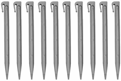 Greenlife Recycled Plastic Garden Pegs x10 Pack - Slate Grey | eBay ...