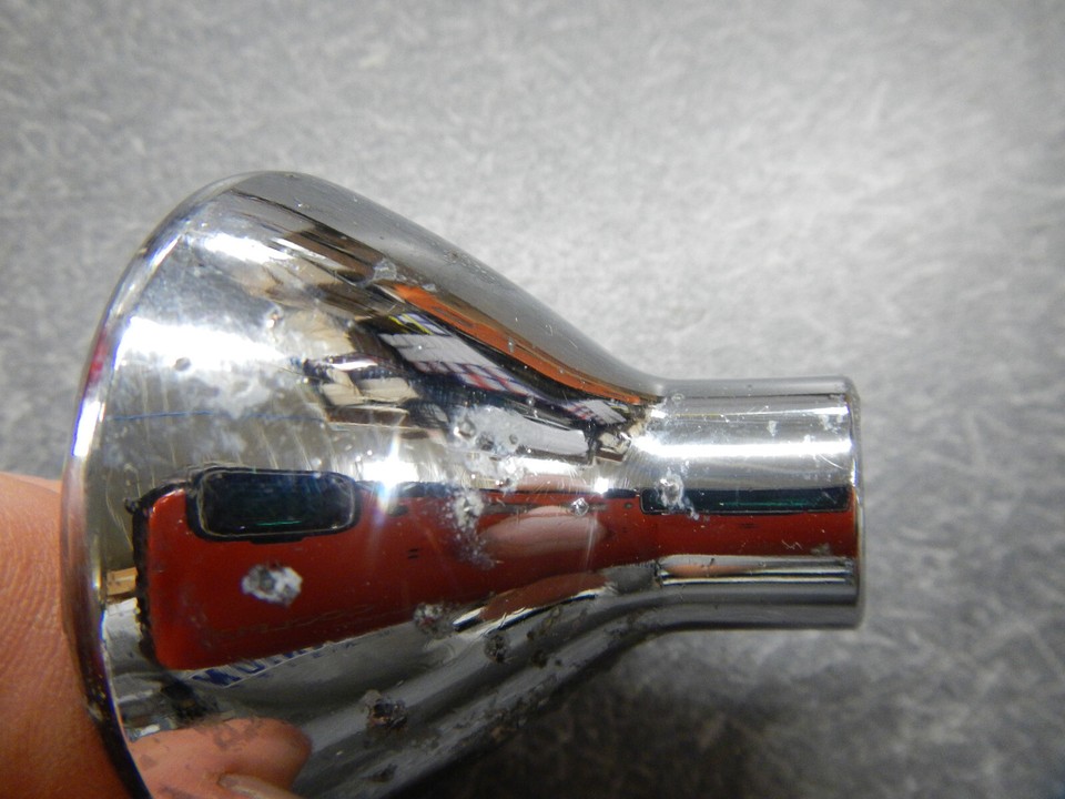 63 64 65 Buick Riviera Shift Knob Chrome Base Shifter Knob Bottom 1963 ...