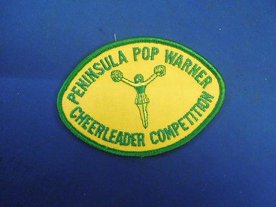 Vintage Peninsula Pop Warner Cheerleader Competition Embroidered Sew On ...