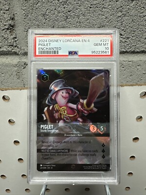 LORCANA PIGLET ENCHANTED PSA 10 URSULA'S RETURN 221/204 | eBay