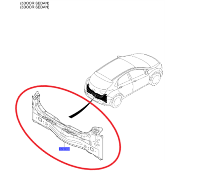 69100A6000 PANEL ASSY-BACK, GENUINE HYUNDAI, i30 2012-2017 | eBay
