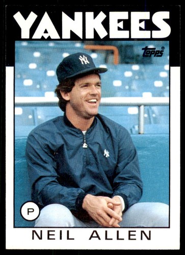1986 Topps Neil Allen New York Yankees #663 | eBay
