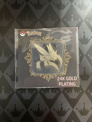 Scyther 24k Gold Plated Sticker Korean Striking Candy Pokemon NM | eBay