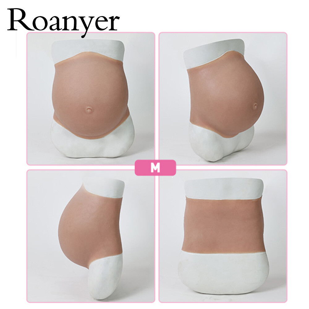 Roanyer Silicone Fake Belly Pregnant Bump 3 9 Months For Crossdresser