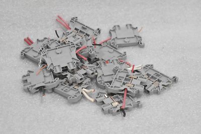 PHOENIX CONTACT 60947-7-1 TYP UT 4 FEED-THROUGH TERMINAL BLOCK (LOT OF ...