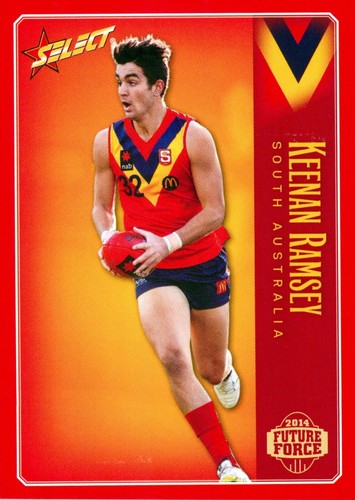 2014 ADELAIDE CROWS AFL Card KEENAN RAMSEY Future Force | eBay