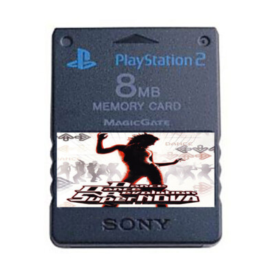 Dance Dance Revolution SuperNOVA PS2 Official Memory Card Unlocked ...