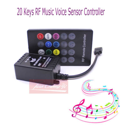 20key Led Music Controller RF Remote wireless RGB controler For RGB LED ...