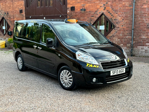 2013 (13) PEUGEOT EXPERT E7 SE TAXI *BLACK* FULL M1 HACKNEY SPEC ...