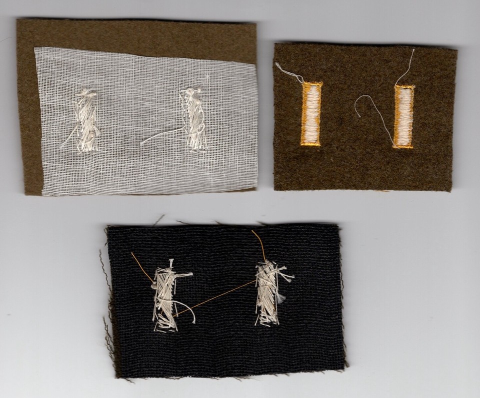 WWII, US Army, 2LT, Rank Insignia, (Variations). | eBay