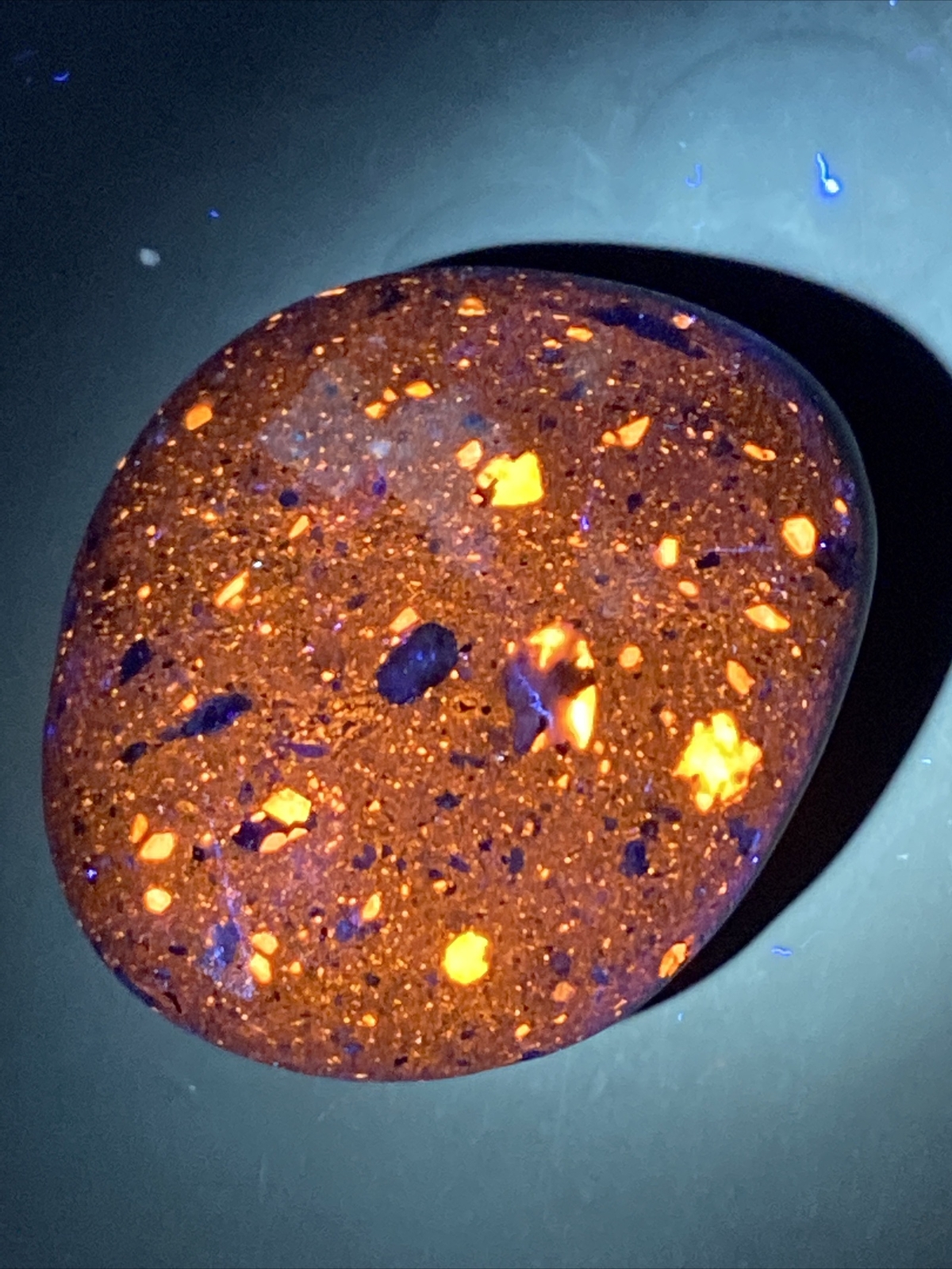 FLUORESCENT SODALITE ROCK FROM LAKE ONTARIO IN NEW YORK! FREE DOMESTIC ...