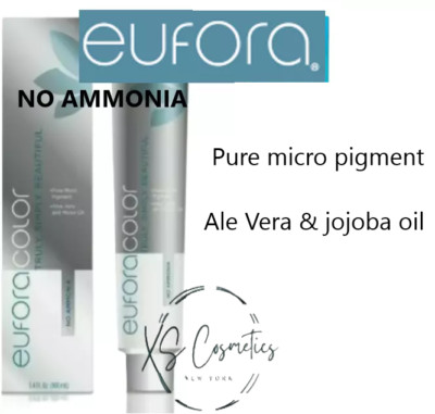 Eufora Color NO Ammonia 3.4oz/100ml HAIR COLOR (CHOOSE YOURS) | eBay
