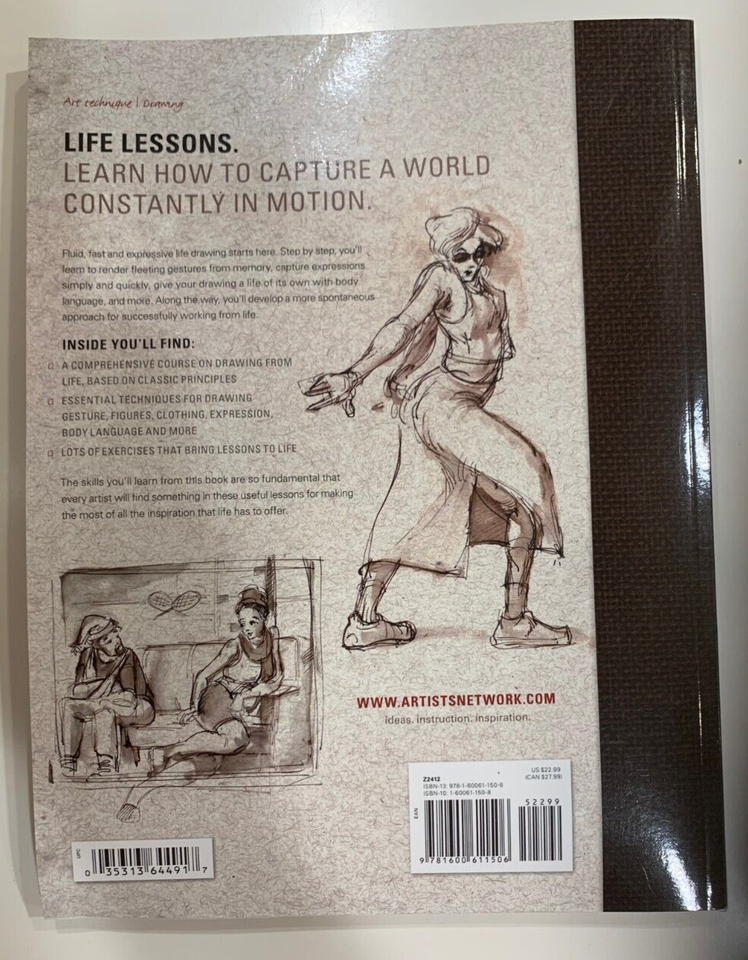 Sketching People: Life Drawing Basics by Mellem, Jeff 9781600611506 | eBay