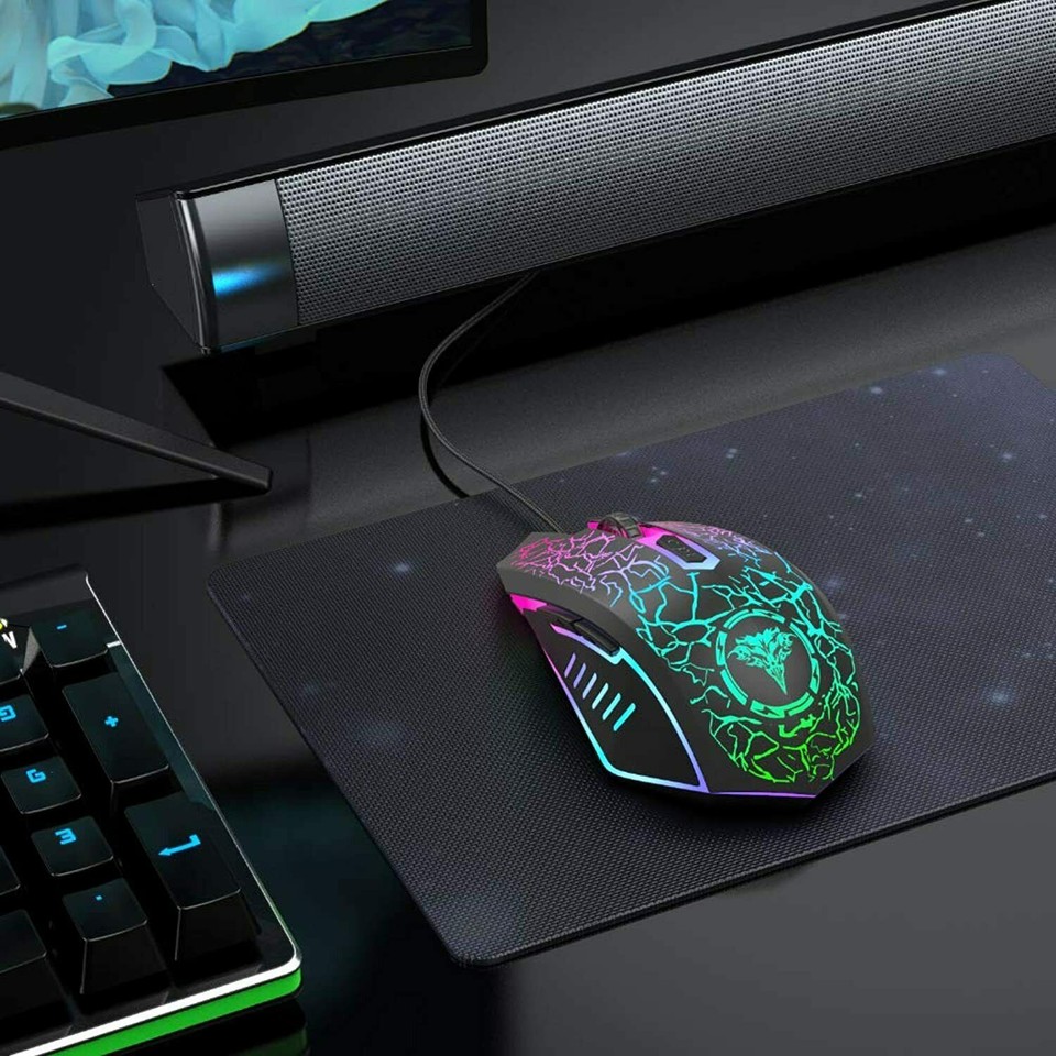 Wired Optical Gamestart Gaming Mouse Color Changing Gamestart | eBay