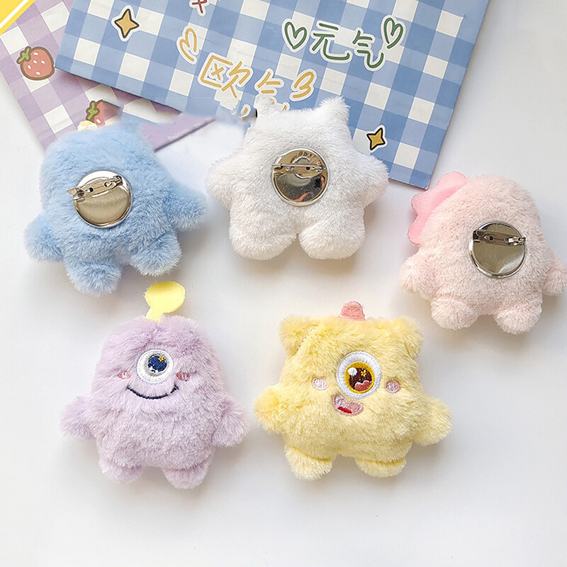 Cartoon Cute Angry Monster Creative Ins Style Decorative Bag Accessory ...