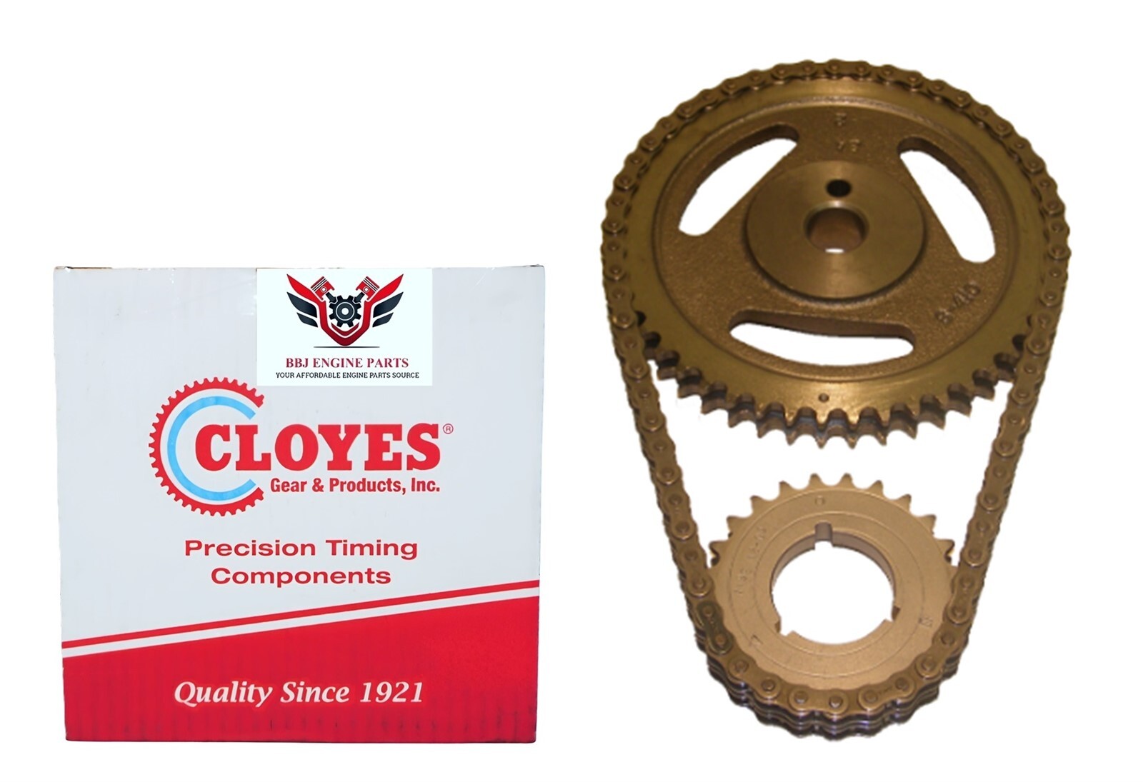Ford Mercury 352 360 390 427 428 FE CLOYES Double Row Timing Chain Set ...