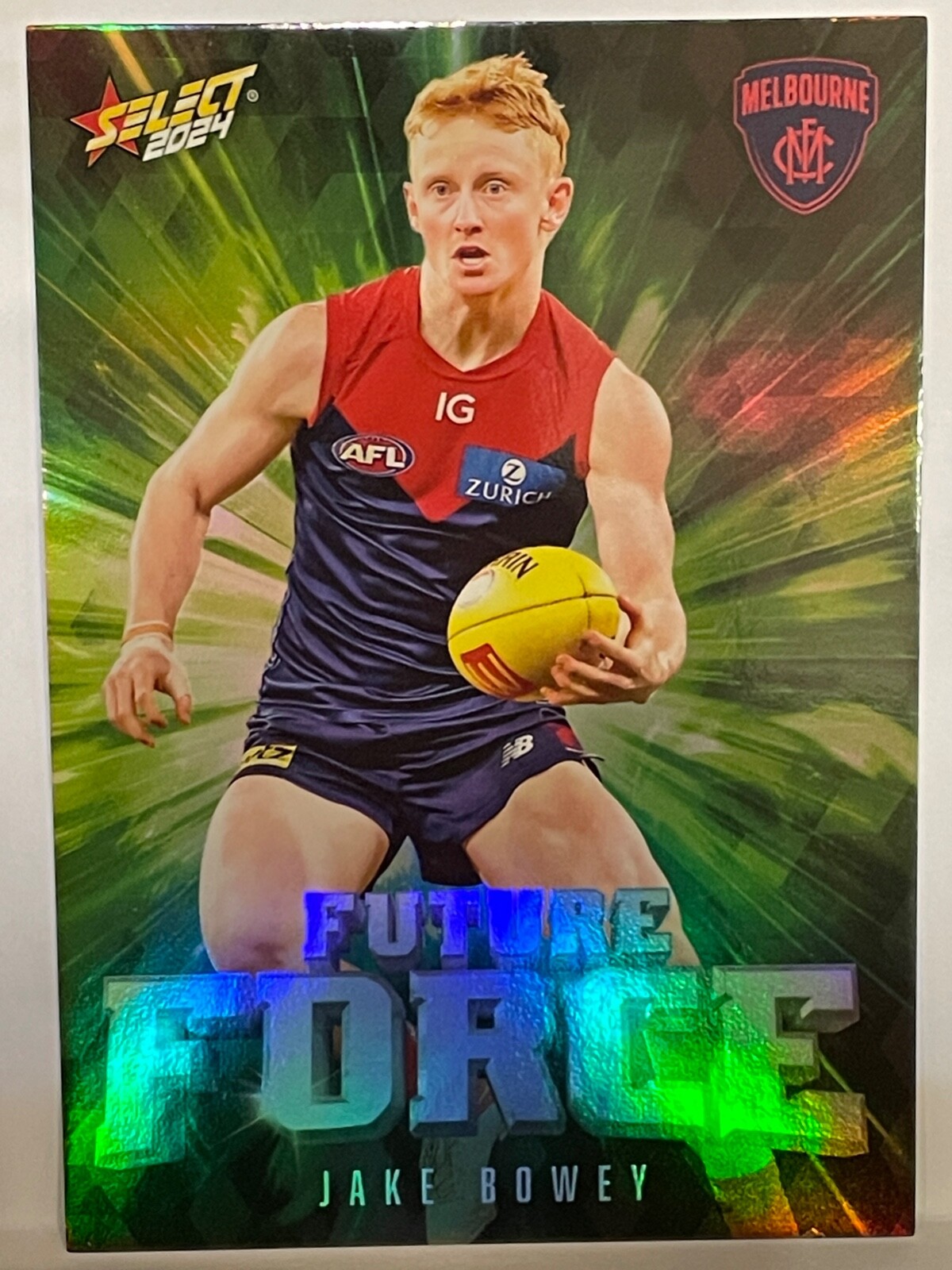 2024 Select Future Force Green FFG51 Jake Bowey Melbourne #159 | eBay