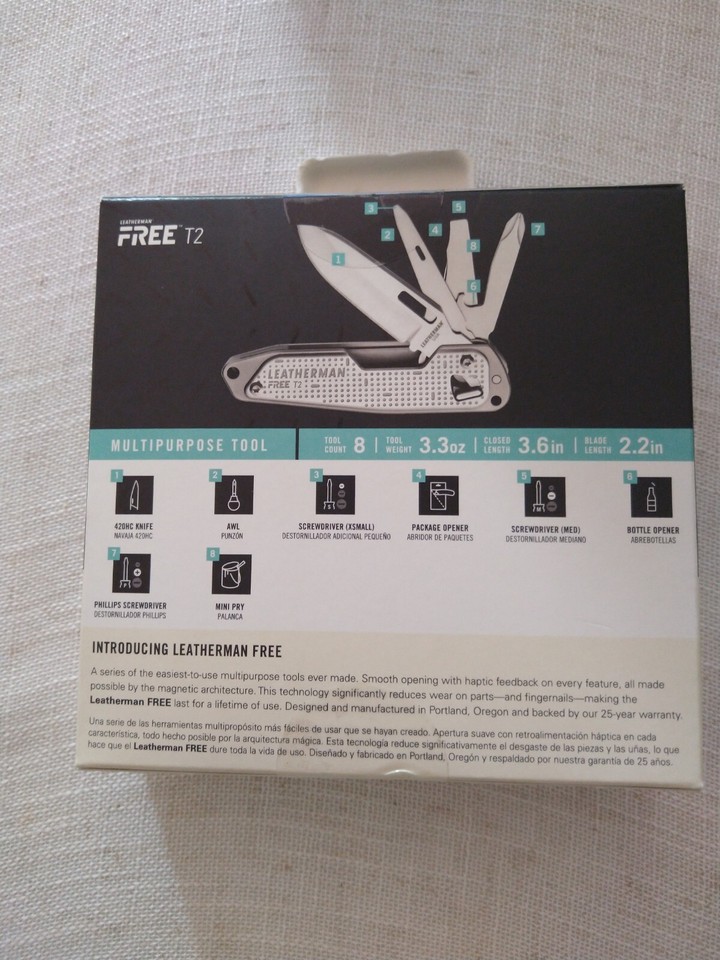 Leatherman Free T2 Multi Tool Pocket Knife [NIB] | eBay