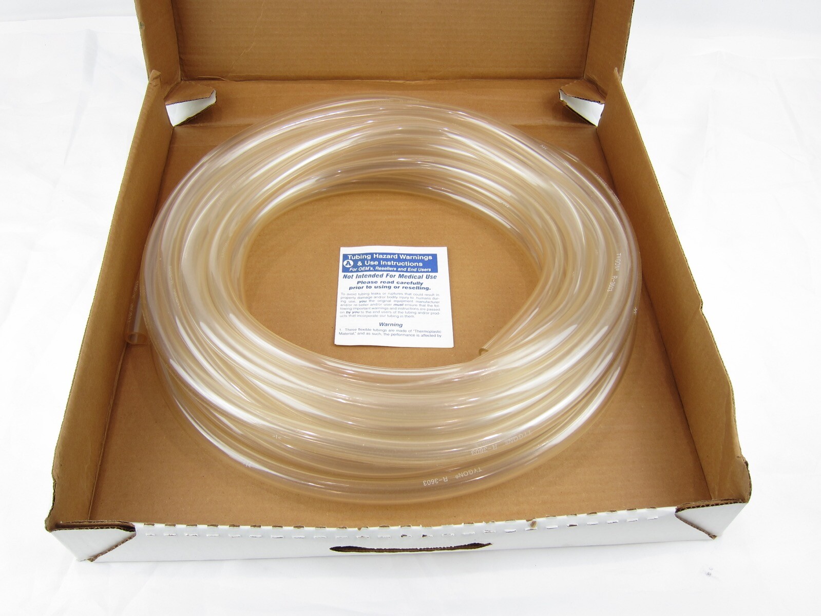 New 50 FT Tygon AAC00037 1/2" ID x 11/16" OD x 3/32” Wall R-3603 Lab ...