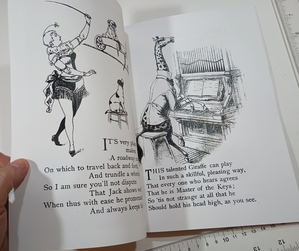 Circus Friends 1898 McLoughlin Bros RHYMES Animals Clowns Horses ...
