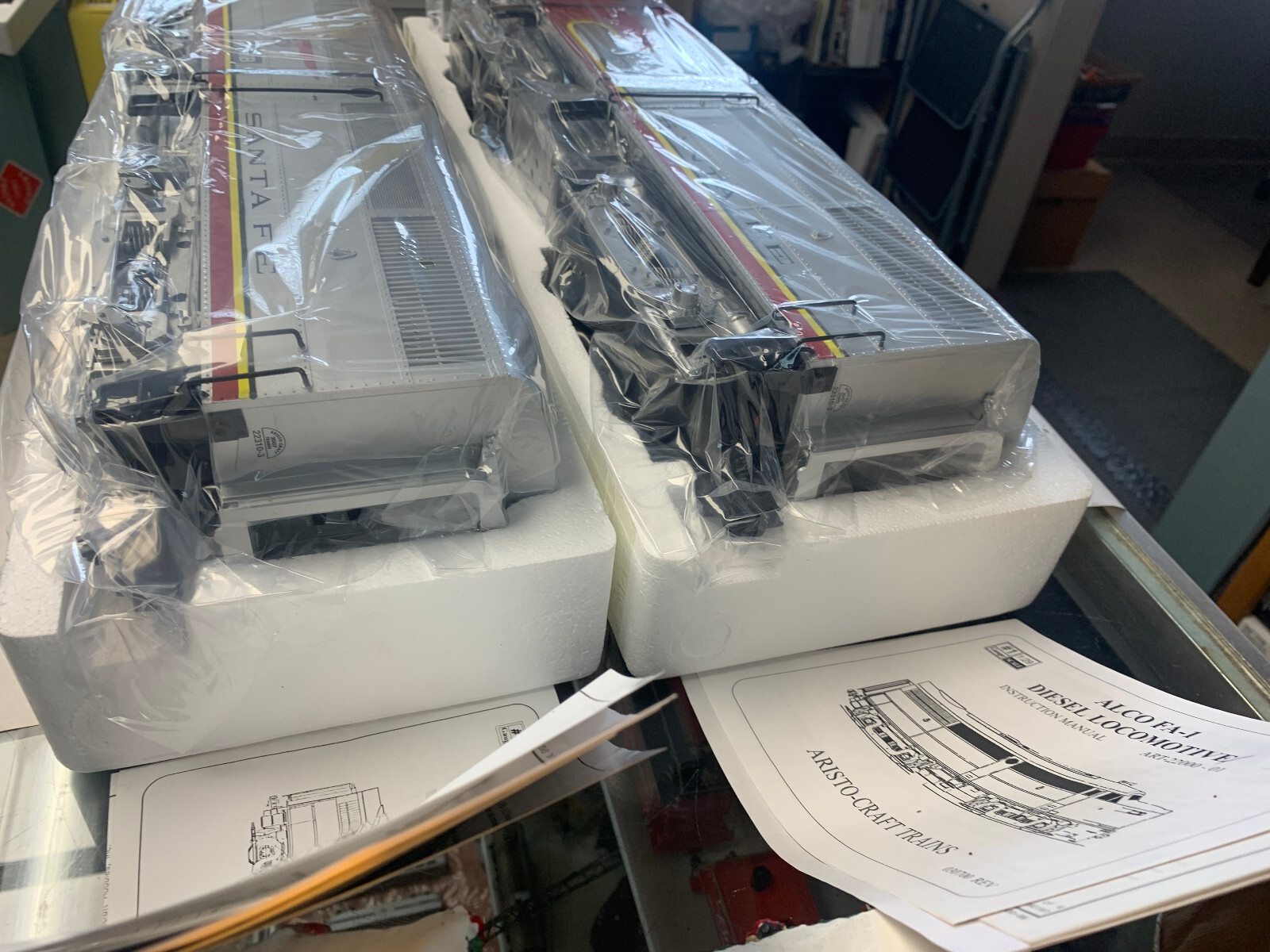 ARISTOCRAFT TRAINS G SCALE SANTA FE FA-1, FB-1 WAR BONNET BRAND NEW ...