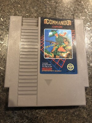 COMMANDO GAME ORIGINAL Nintendo System CLASSIC 1985 NES HQ | eBay