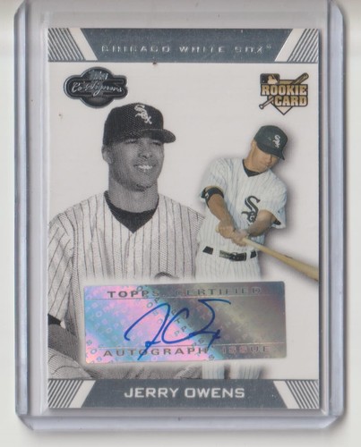 JERRY OWENS 2007 TOPPS COSIGNERS #110 RC AUTOGRAPH | eBay