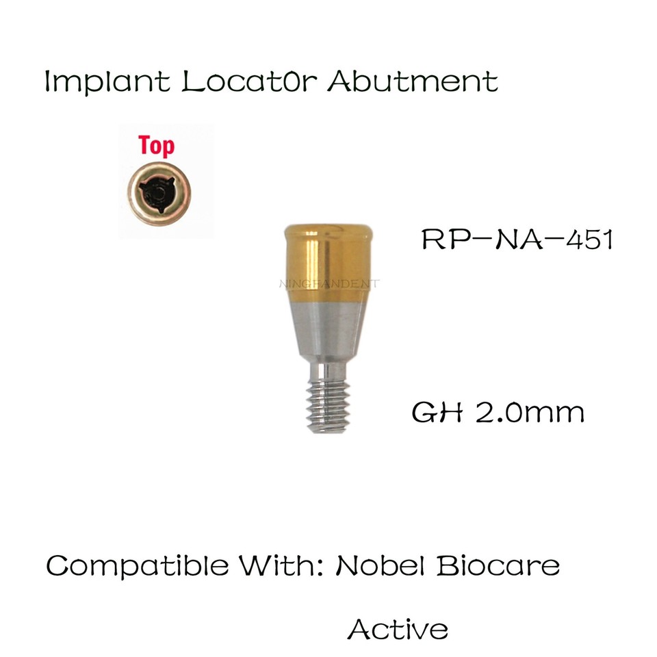 US Locator Abutment Male cap insertion Extraction Tool For Nobel Active ...