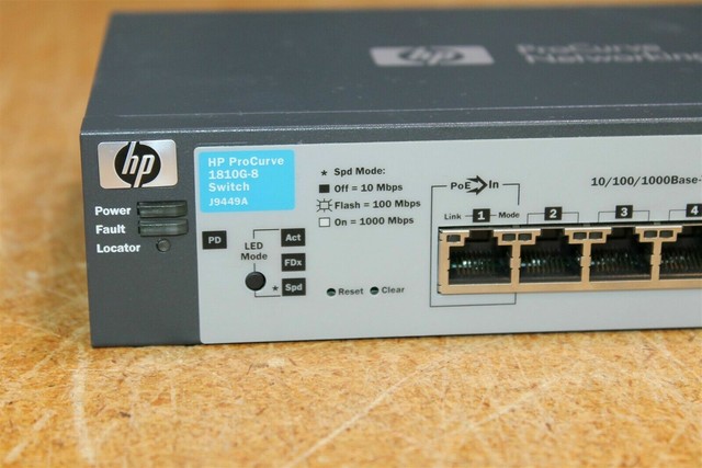 HP (J9449A) 8-Ports External Switch Managed for sale online | eBay