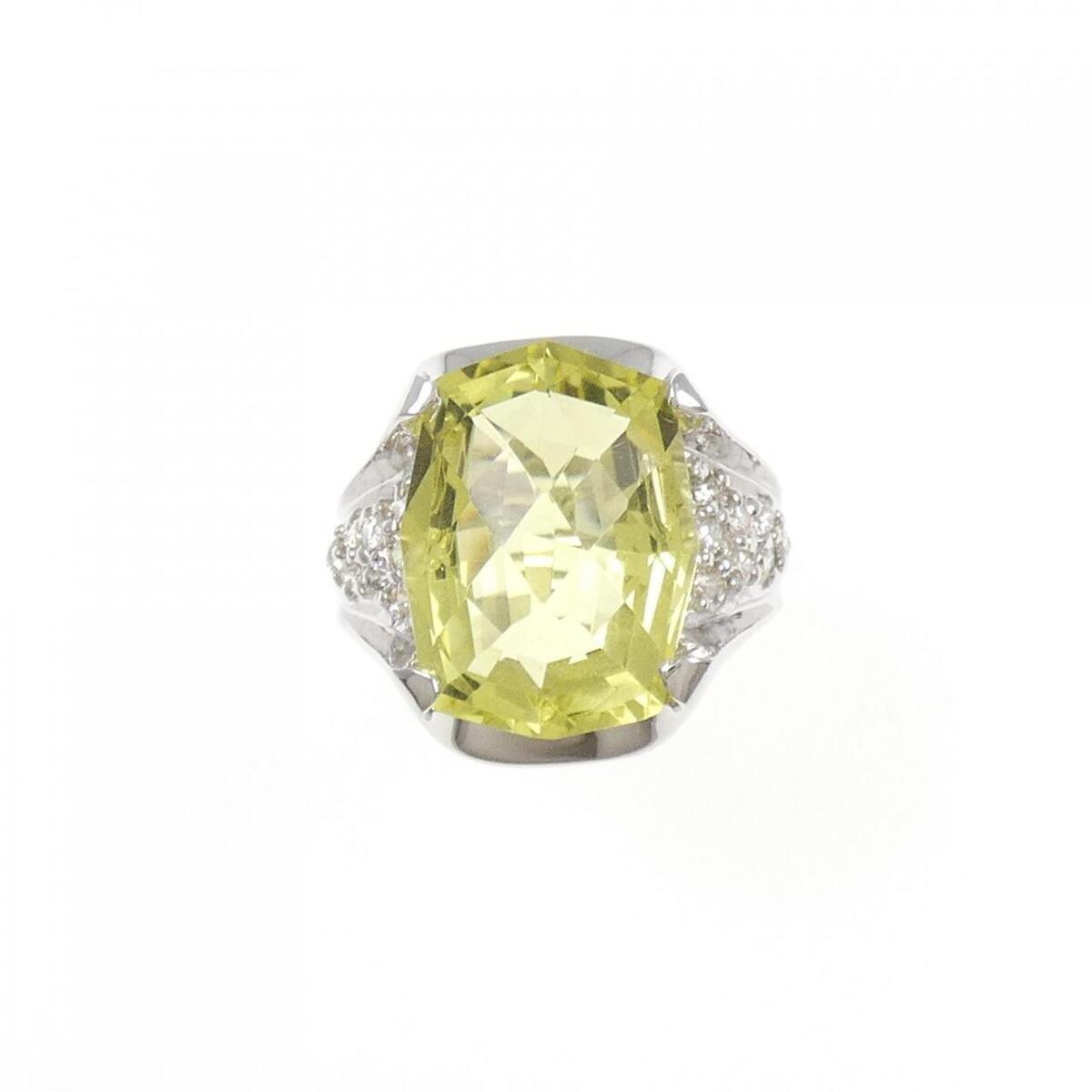 Authentic K18WG Quartz Ring 9.27CT #260-006-697-6752 | eBay Authentic K18WG Quartz Ring 9.27CT #260-006-697-6752 | eBay