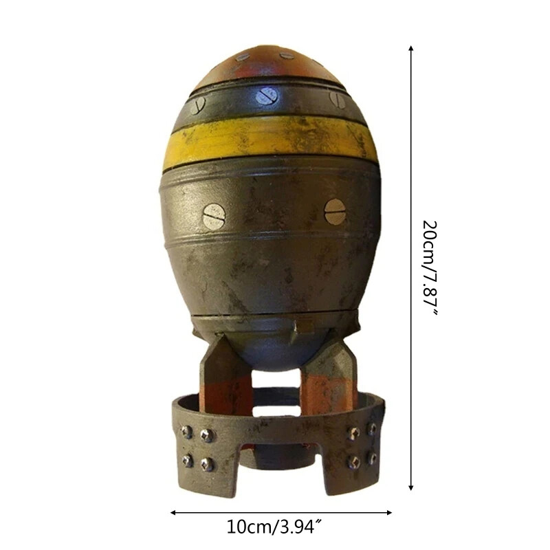 Mini Nuke Bomb Storage Box Retro Resin Art Crafts Decor for Home ...