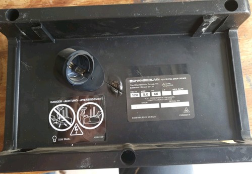Chamberlain Accessmaster Garage Door opener front panel with light ...