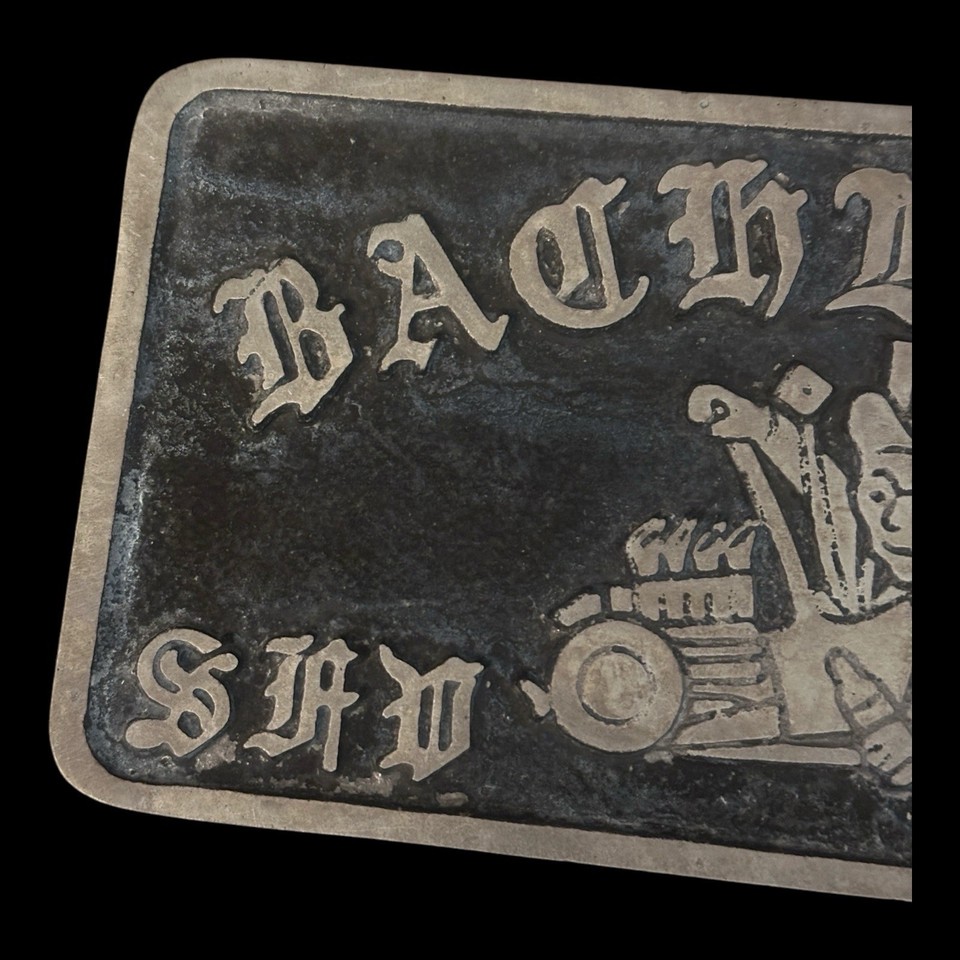 Vintage Bachelors SFV Car Club Plaque San Fernando Valley CA Hot Rod ...