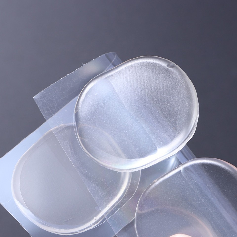 Anti-slip Anti-abrasion Silicone Gel DIY Shoes Sticker (6 Pieces ...