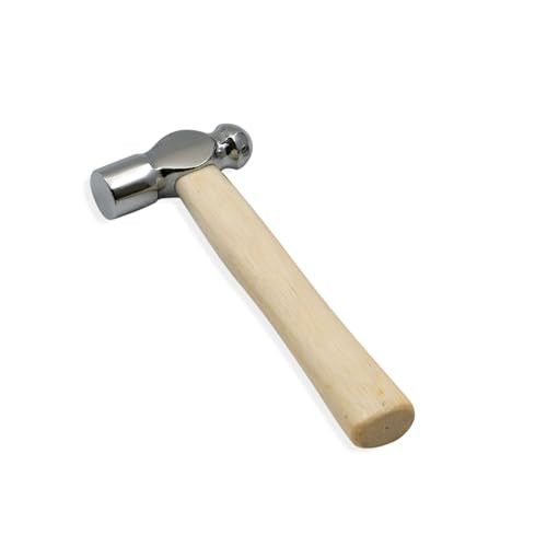 Mini Wooden Handle Round Head Hand Hammer,1 PCS Reinforced Ball Hammer ...