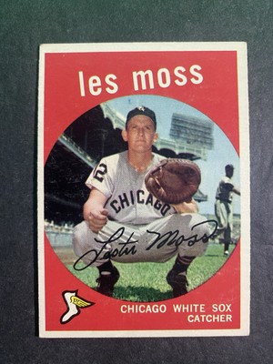 1959 Topps Baseball Les Moss Chicago White Sox Card #453 (b) | eBay