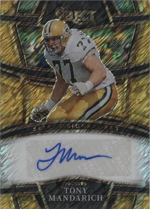 2022 Panini Select - Select Signatures Tony Mandarich #SSP-TOM Gold ...