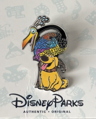Disney parks Pixar Enamel Trading Pin Dug Dog And Kevin Bird UP | eBay