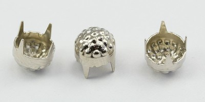 Size 20 5mm Silver Hi-Bead Nailhead 4 Prongs Non Rusting - 150 PCS | eBay