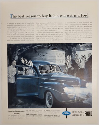 1941 Ford car magazine ad #6 -- Get the facts... and you'll get a Ford ...