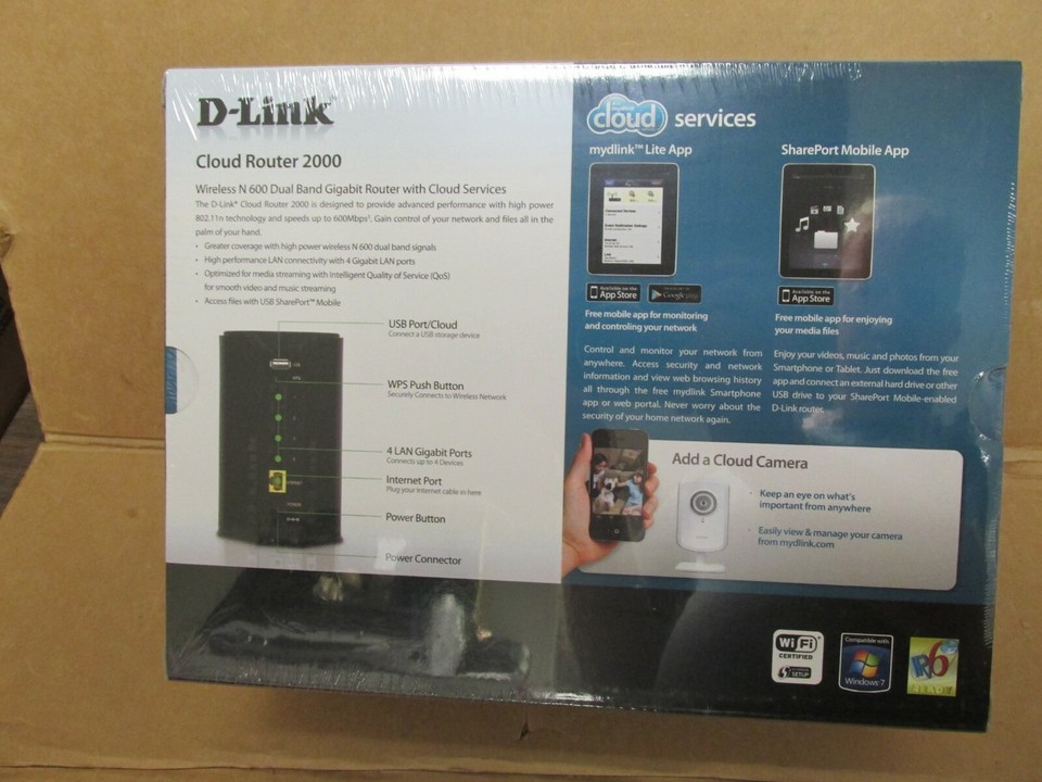 NEW D-LINK DIR-826L 600Mbps 4-PORT DUAL BAND & GIGABIT WIRELESS CLOUD ...